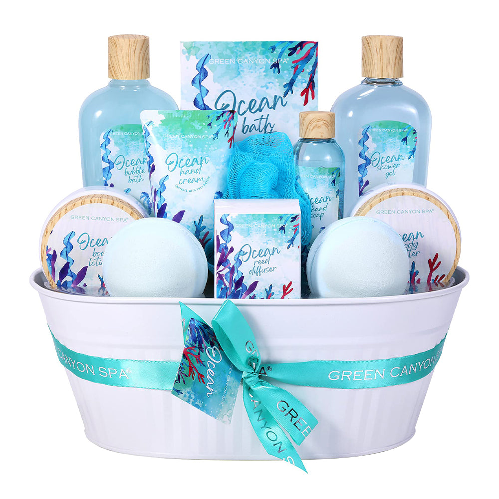 12 Pcs Ocean Breeze Luxury Relaxation Bath Spa Set Sheonly