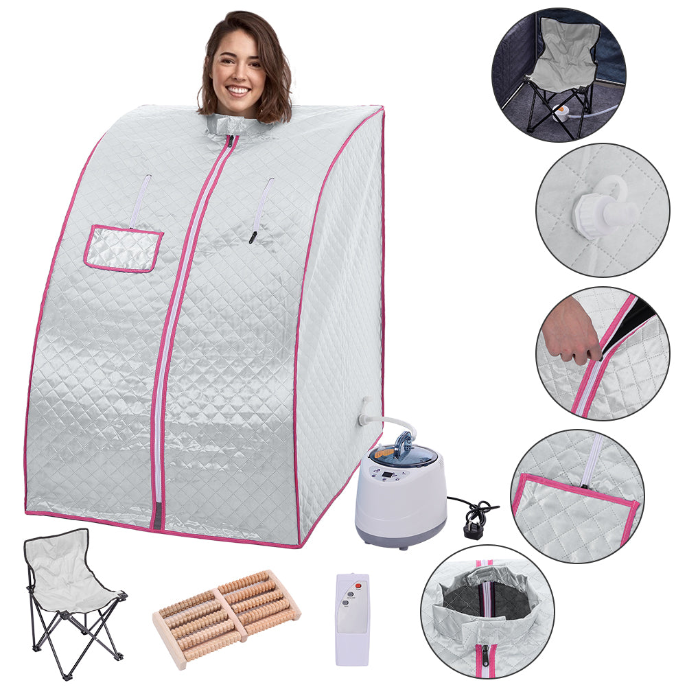 Portable Sauna Steam Set for Home Spa with Foot Massage Rollers – Sheonly