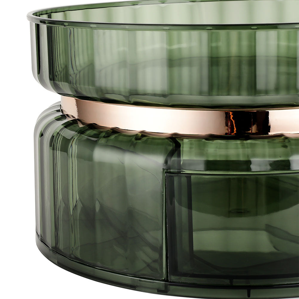 360° Rotating Makeup Organizer with Drawer – SHEONLY