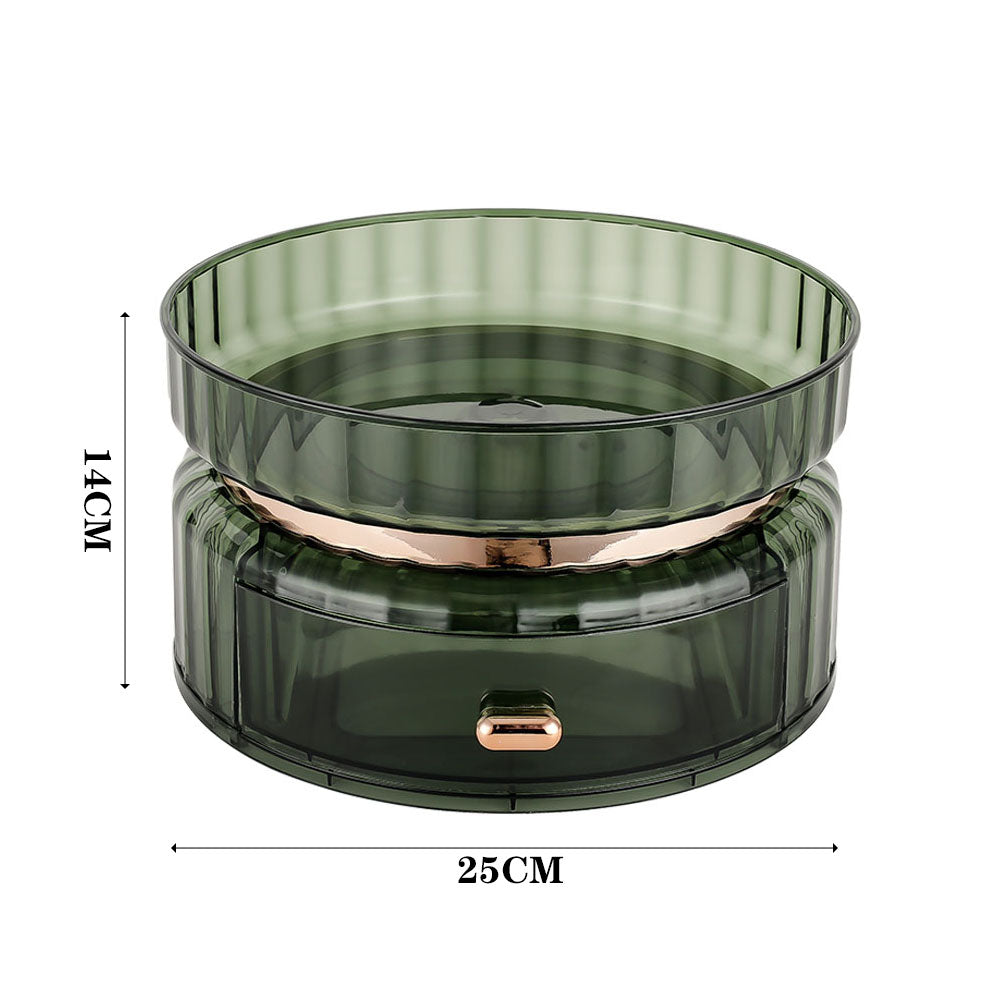 360° Rotating Makeup Organizer with Drawer | Free UK Shipping – Sheonly