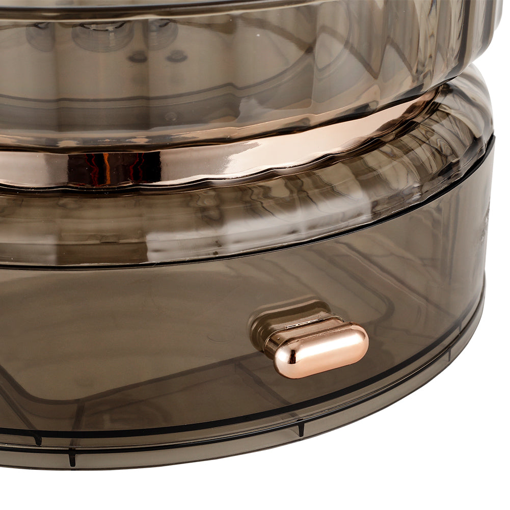360° Rotating Makeup Organizer with Drawer – SHEONLY