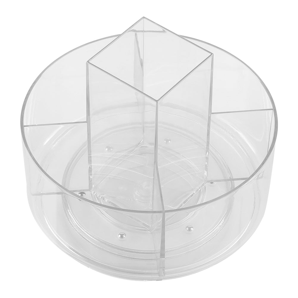 Transparent Cosmetic Storage Carousel with Rotating Design | Free UK ...