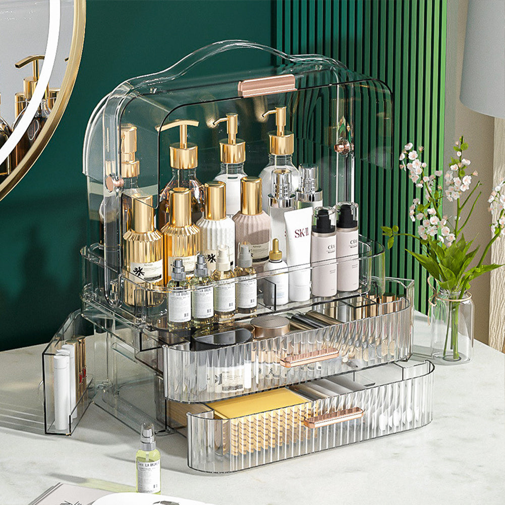 Portable Transparent Cosmetic Storage Organizer | Free UK Shipping ...