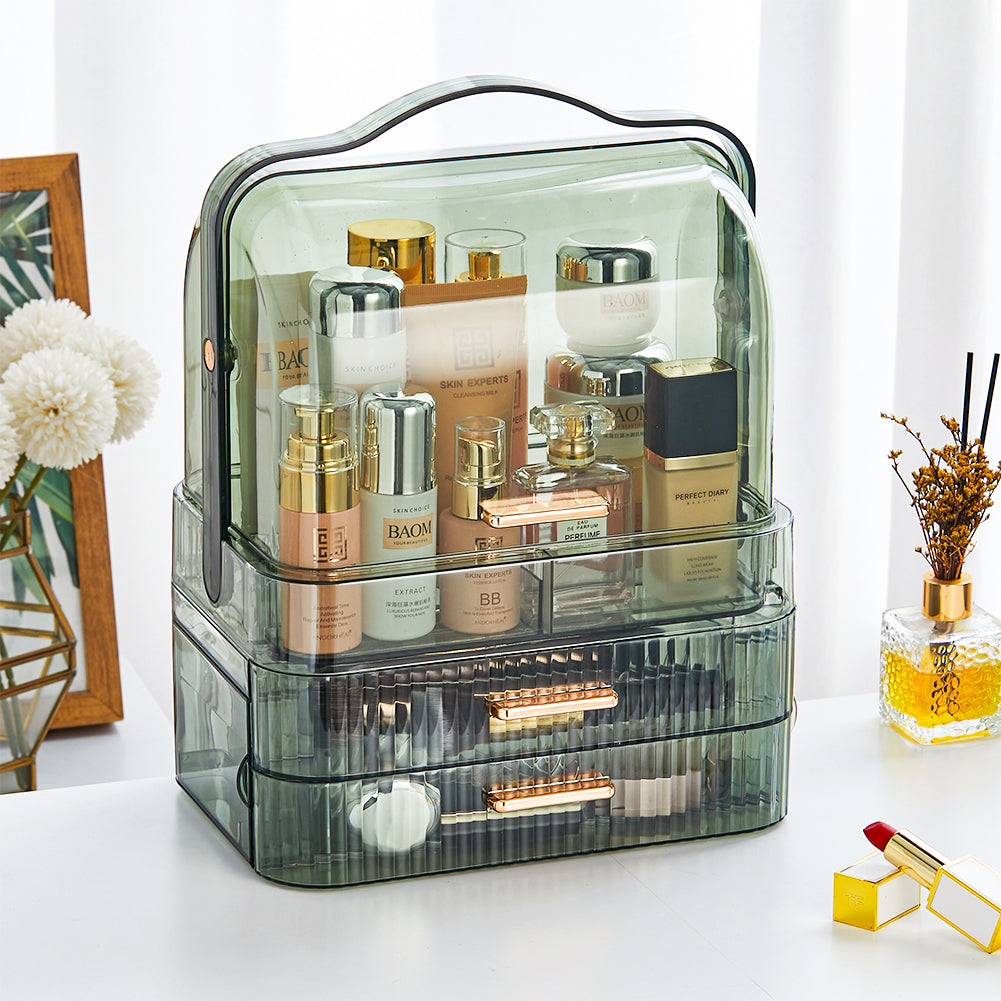 Portable Transparent Cosmetic Storage Organizer | Free UK Shipping ...